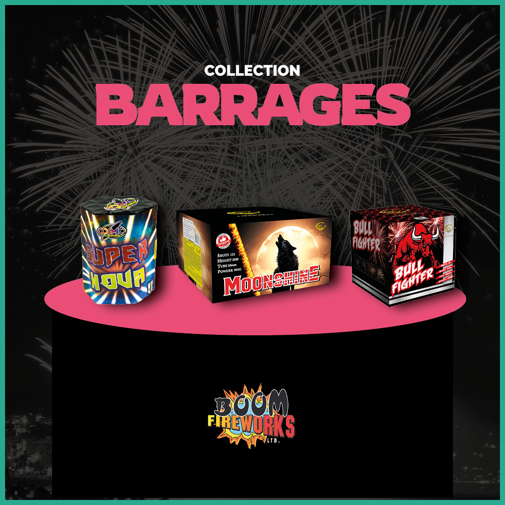 Barrages – Boom Fireworks LTD