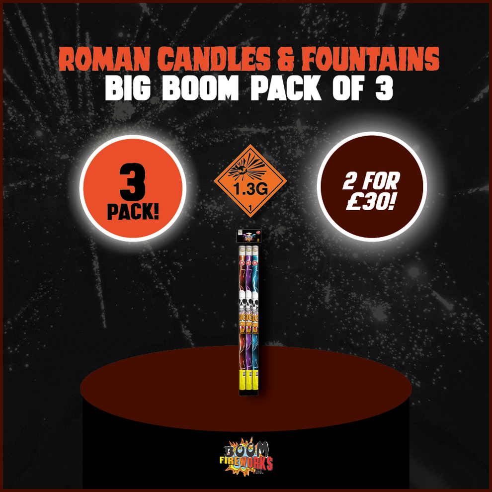 Big Boom Pack of 3 – Boom Fireworks LTD