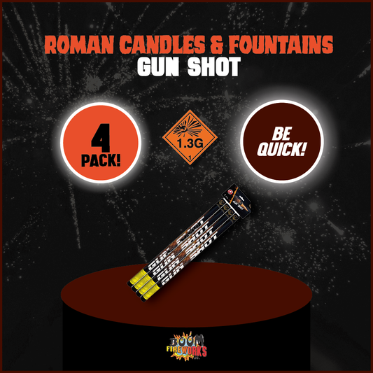 Roman Candles & Fountains – Boom Fireworks LTD