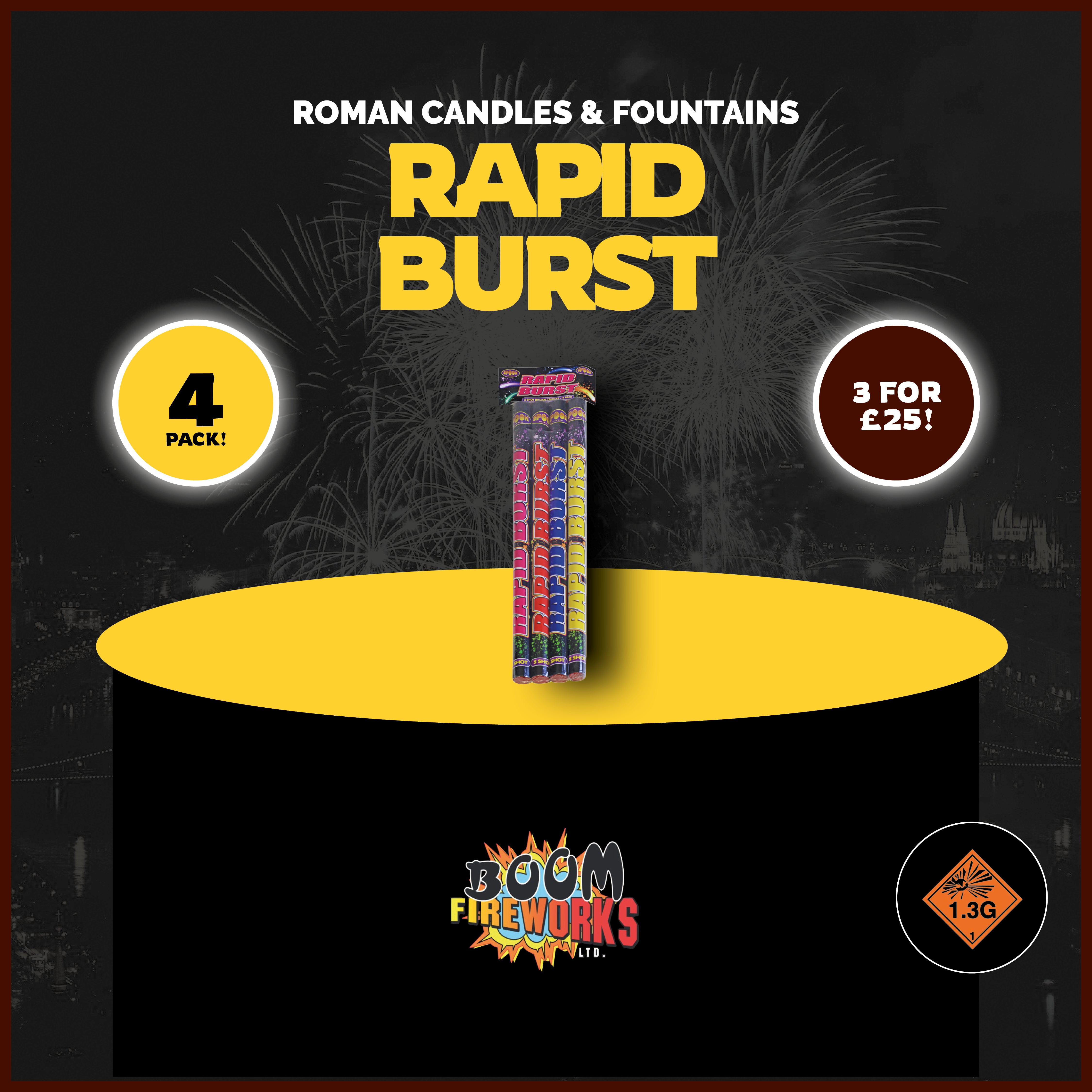 Rapid Burst – Boom Fireworks LTD