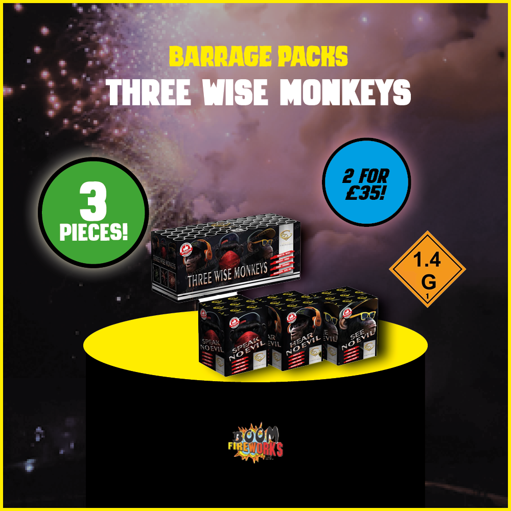 Three Wise Monkeys – Boom Fireworks LTD