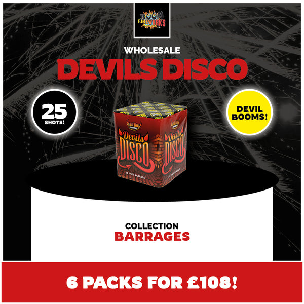 Wholesale - Devils Disco x 6 Packs – Boom Fireworks LTD