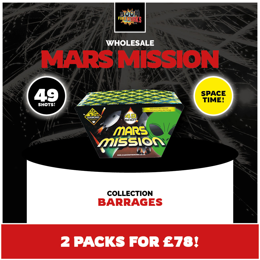 Wholesale - Mars Mission x 2 Packs – Boom Fireworks LTD